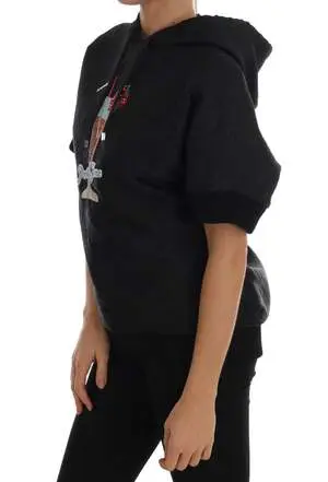 Dolce & Gabbana Fairy Tale Crystal Hooded Sweater