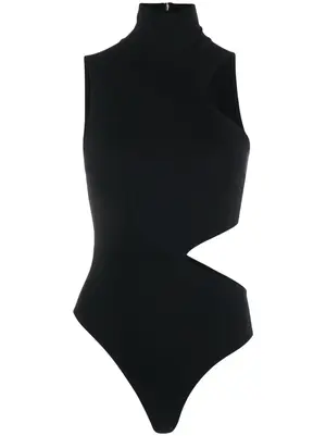 Wolford High-neck Cut-out Body - Nude