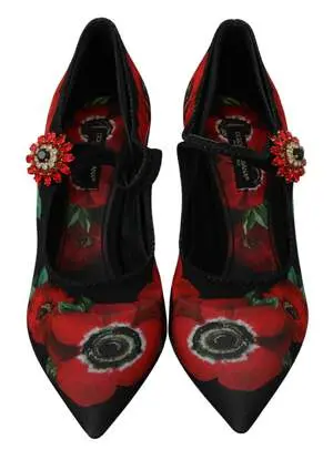 Dolce & Gabbana Floral Mary Janes Pumps