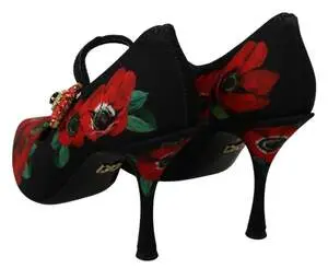 Dolce & Gabbana Floral Mary Janes Pumps