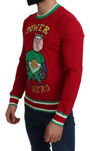 Dolce & Gabbana Wool And Silk Pig Of The Year Sweater