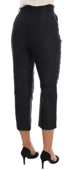 Dolce & Gabbana Floral Brocade Capri