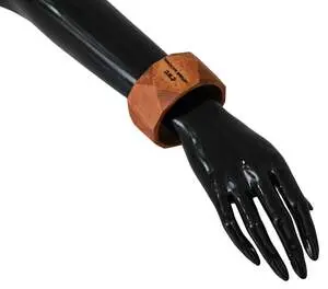 Costume National Wood Branded Bracelet