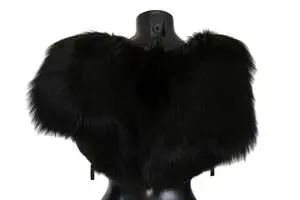 Dolce & Gabbana Silver Fox Fur Scarf