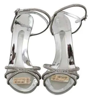 Dolce & Gabbana Crystal Ankle Strap Sandals