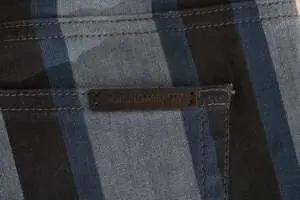 Dolce & Gabbana Striped Cotton Slim Jeans
