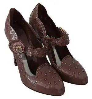 Dolce & Gabbana Floral Crystal Pumps