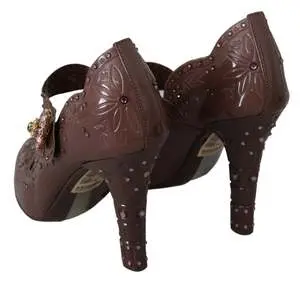 Dolce & Gabbana Floral Crystal Pumps