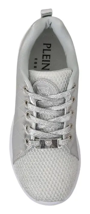 Philipp Plein Sport Polyester Lace-up Sneakers - Silver