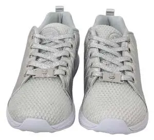 Philipp Plein Sport Polyester Lace-up Sneakers - Silver