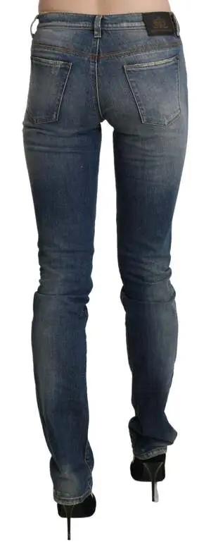 Ermanno Scervino Mid Rise Skinny Jeans