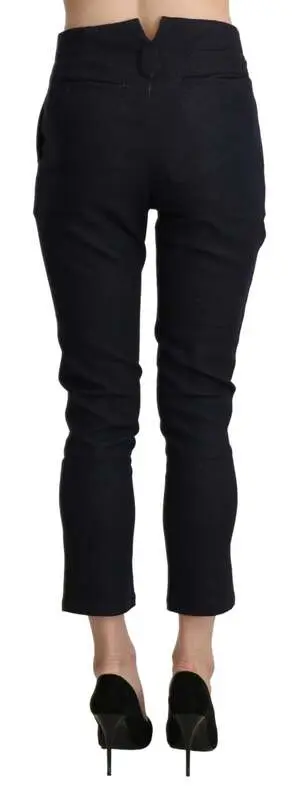 Ermanno Scervino High-waist Capri Cropped Cotton Pants