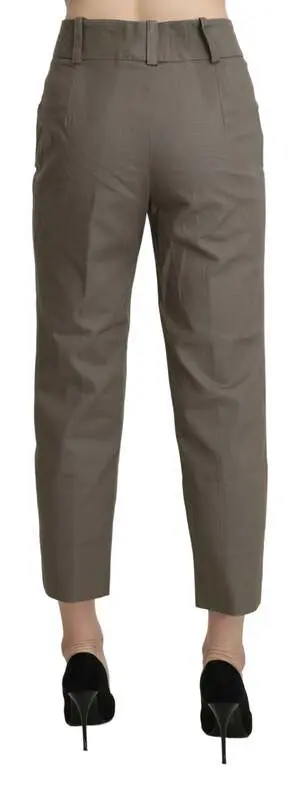 BENCIVENGA High-waisted Cropped Dress Trousers