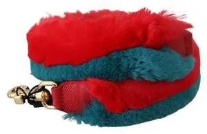 Dolce & Gabbana Rabbit Fur Shoulder Strap - Red