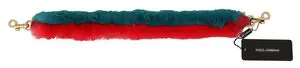 Dolce & Gabbana Rabbit Fur Shoulder Strap - Red