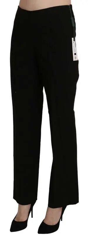 BENCIVENGA High Waist Straight Leg Trousers