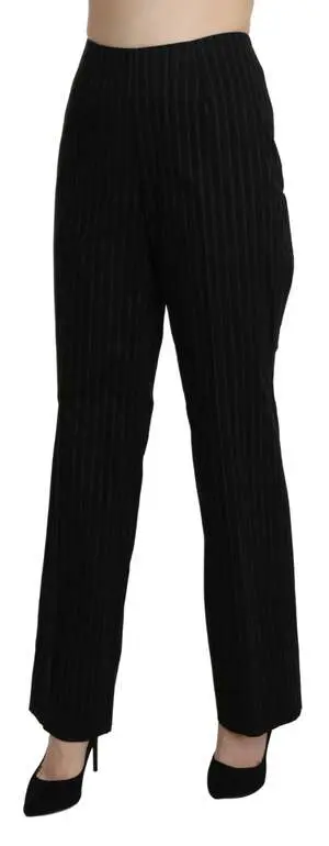 BENCIVENGA High Waisted Straight Leg Trousers