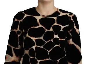 Dolce & Gabbana Giraffe Print Mini Shift Dress