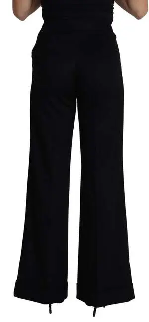 Dolce & Gabbana Cashmere Wide Leg Trousers
