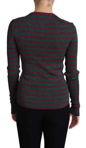 Dolce & Gabbana Striped Crewneck Pullover