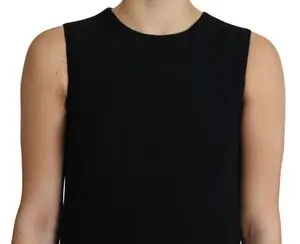 Dolce & Gabbana Viscose Stretch A-line Shift Mini Dress - Black