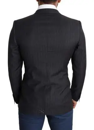 Dolce & Gabbana Wool Single Breasted Coat Martini Blazer