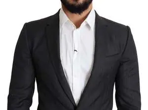Dolce & Gabbana Wool Single Breasted Coat Martini Blazer