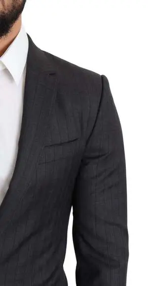 Dolce & Gabbana Wool Single Breasted Coat Martini Blazer