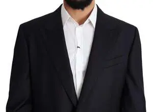 Dolce & Gabbana Wool Single Breasted Napoli Blazer - Black