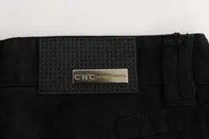 Costume National Cotton Slim Fit Bootcut Jeans