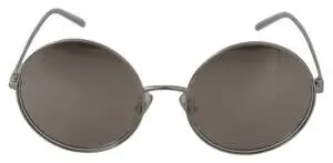 DOLCE & GABBANA Silver Plated Round Sunglasses