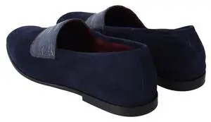 Dolce & Gabbana Suede Caiman Loafers