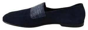Dolce & Gabbana Suede Caiman Loafers