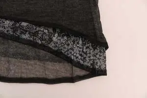Ermanno Scervino Wool Lace Long Sleeve Top