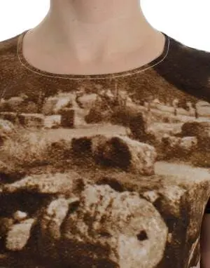Dolce & Gabbana Taormina Silk Blouse - Brown