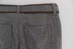Ermanno Scervino Cotton Slim Fit Bootcut Casual Pants