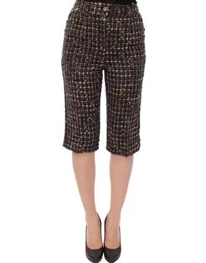 Dolce & Gabbana Wool Blend Shorts - Multicolor