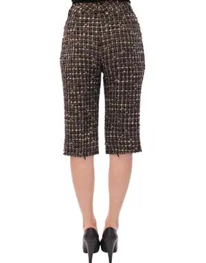 Dolce & Gabbana Wool Blend Shorts - Multicolor