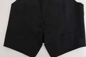 Dolce & Gabbana Slim Fit Vest - Black