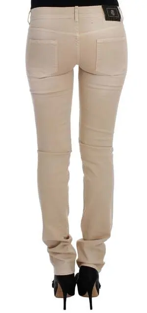 Roberto Cavalli Wash Slim Fit Cotton Stretch Jeans