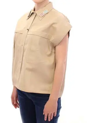 ANDREA INCONTRI Sleeveless Cotton Top