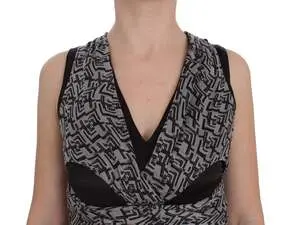 Karl Lagerfeld Black Silk Blouse Top