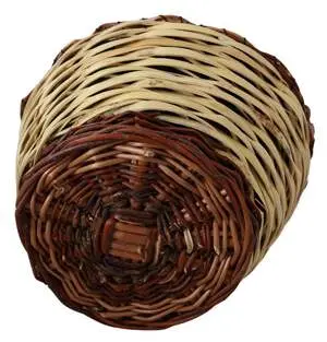 Dolce & Gabbana Wood Wicker Rattan Basket Tote Bag