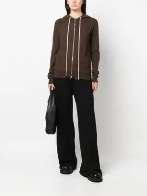 Rick Owens Zip-up Cashmere Hoodie