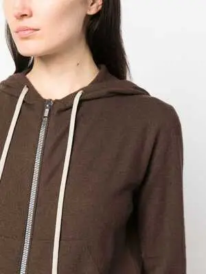 Rick Owens Zip-up Cashmere Hoodie