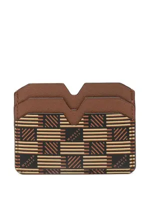 Moreau Logo-stamp Leather Card Holder