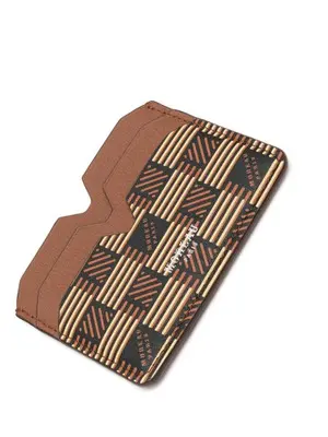 Moreau Logo-stamp Leather Card Holder