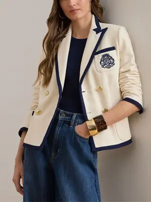 Ralph Lauren Double-breasted Blazer - White