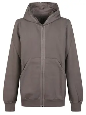 Rick Owens Hoodie With Zip - Grey