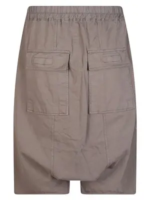 Rick Owens Bermuda Shorts With Drawstring - Grey